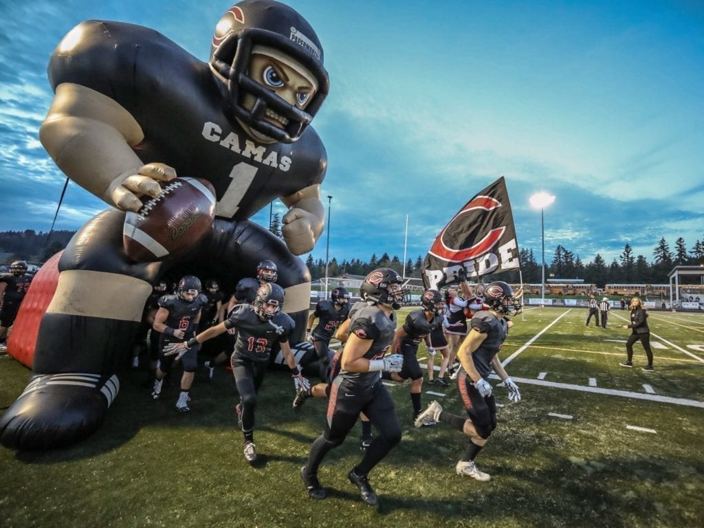 The No. 1-ranked Camas Papermakers cruised to a 56-0 win over Enumclaw ...