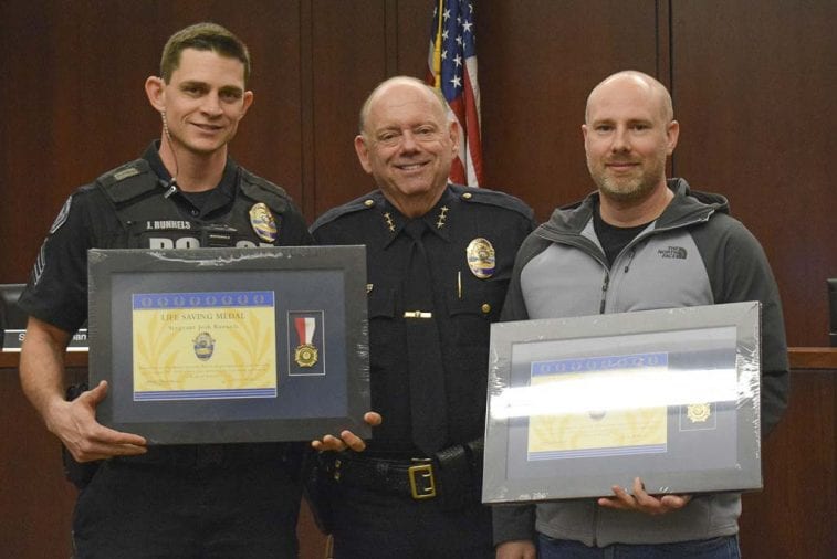 Battle Ground Police officers awarded Life Saving medals ...
