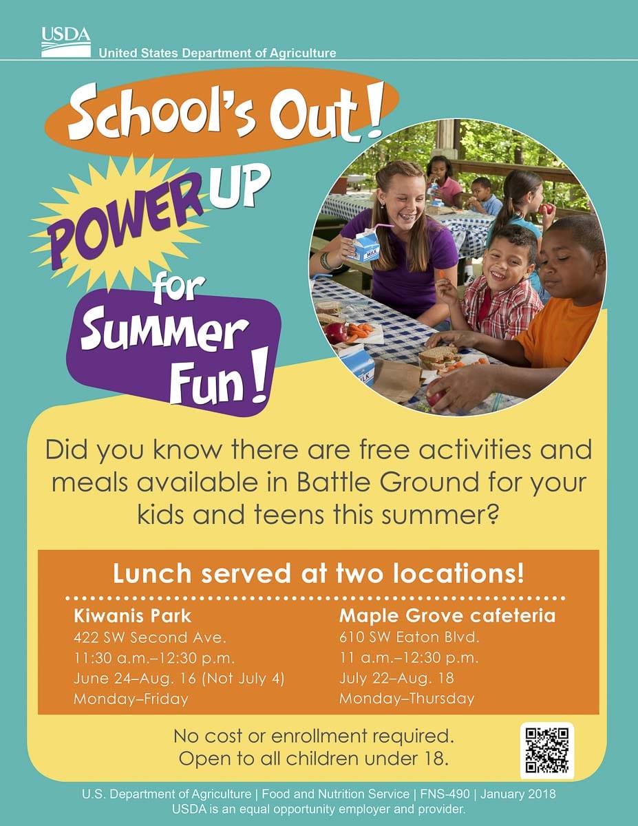 Battle Ground schools’ Summer Meals Program offers nutritious meals to ...