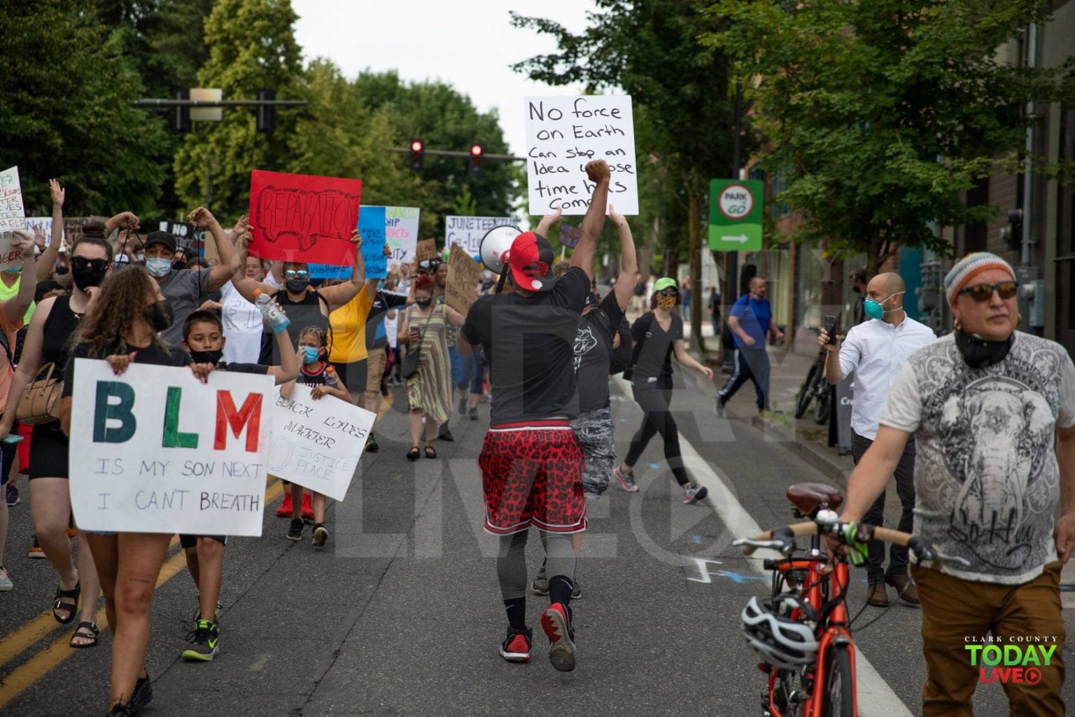 Protesters block traffic on Interstate Bridge – ClarkCountyToday.com