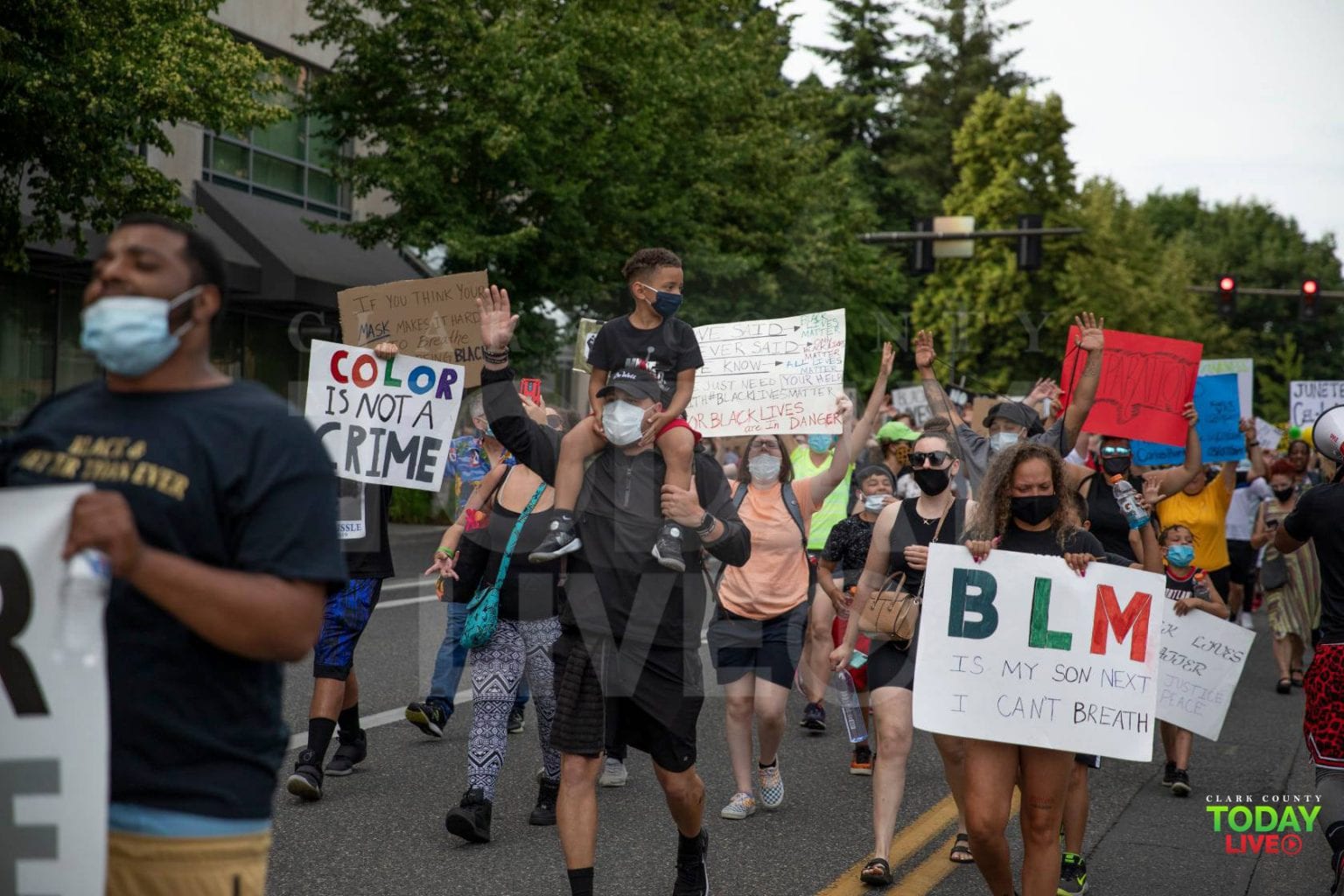 Protesters block traffic on Interstate Bridge – ClarkCountyToday.com