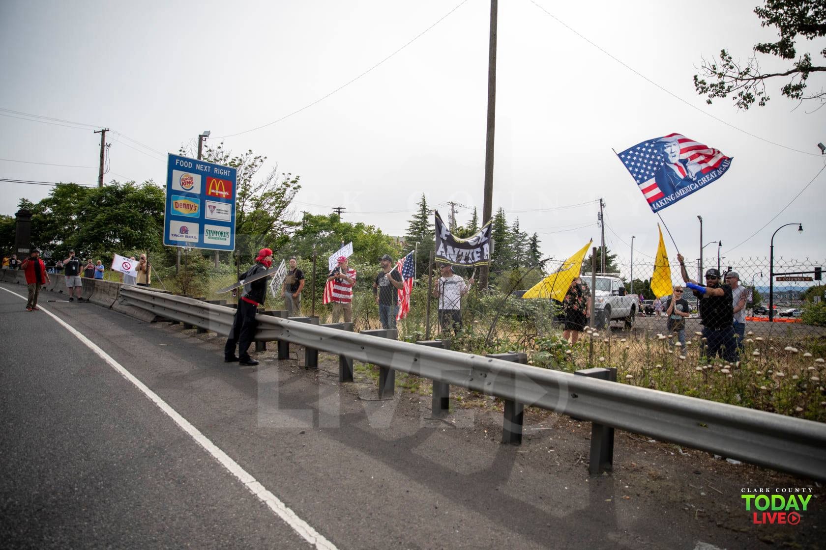 Protesters block traffic on Interstate Bridge – ClarkCountyToday.com