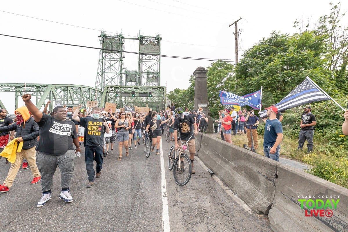 Protesters block traffic on Interstate Bridge – ClarkCountyToday.com