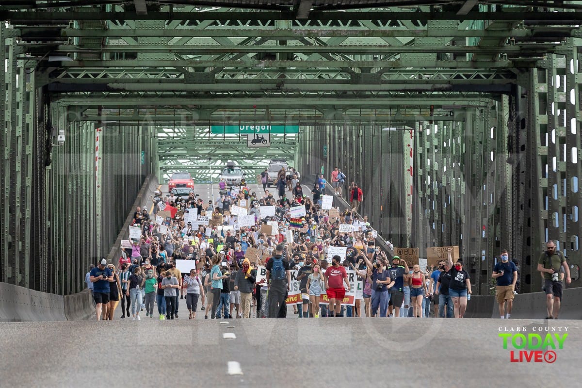 Protesters block traffic on Interstate Bridge – ClarkCountyToday.com