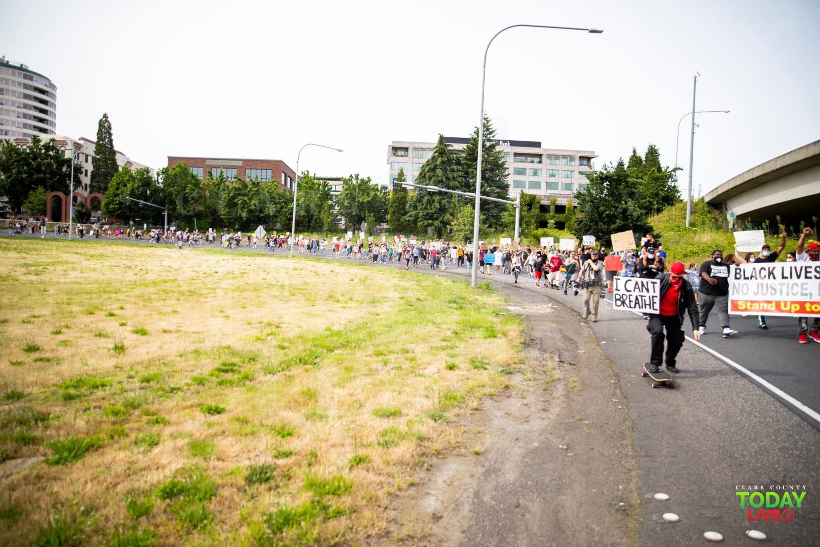 Protesters block traffic on Interstate Bridge – ClarkCountyToday.com