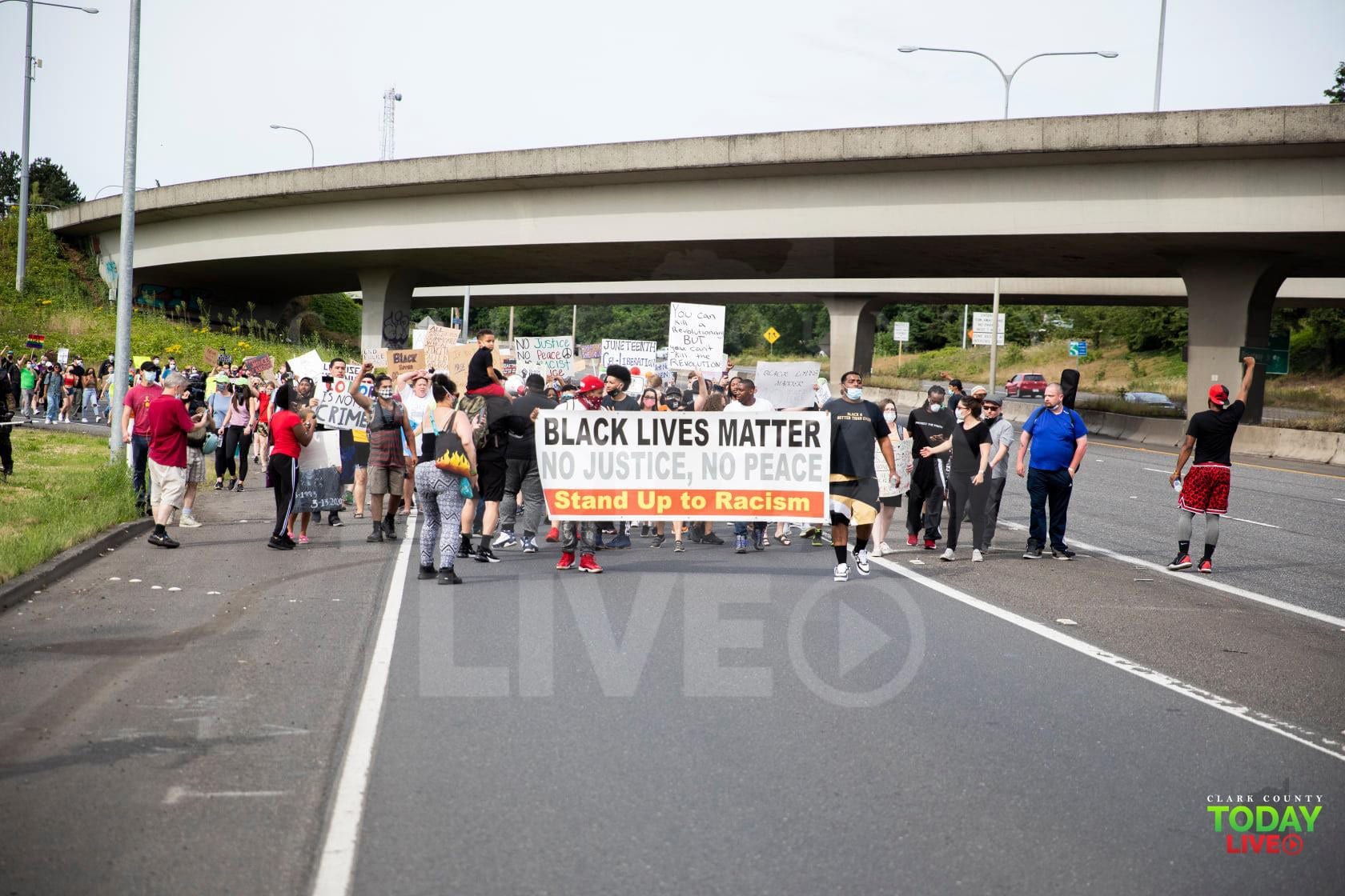 Protesters block traffic on Interstate Bridge – ClarkCountyToday.com