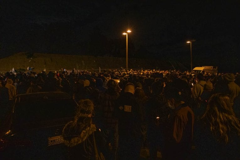 PHOTOS: Hazel Dell vigil for police shooting victim draws hundreds ...