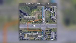 Design chosen for the new SR 500 pedestrian/bicycle crossing at NE 54th ...