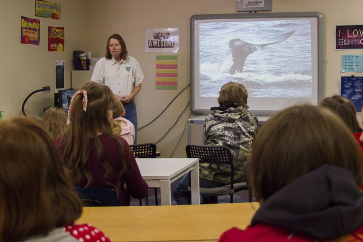 Marine Biologist John Ford inspires Lewis River Academy students ...