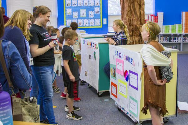 Woodland students research and act as historical figures for classmates ...