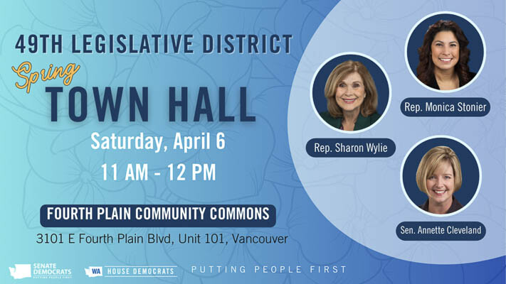 Lawmakers to hold 49th Legislative District in-person town hall on Saturday - ClarkCountyToday.com