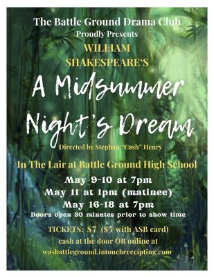 Shakespeare’s “A Midsummer Night’s Dream” comes to Battle Ground High ...