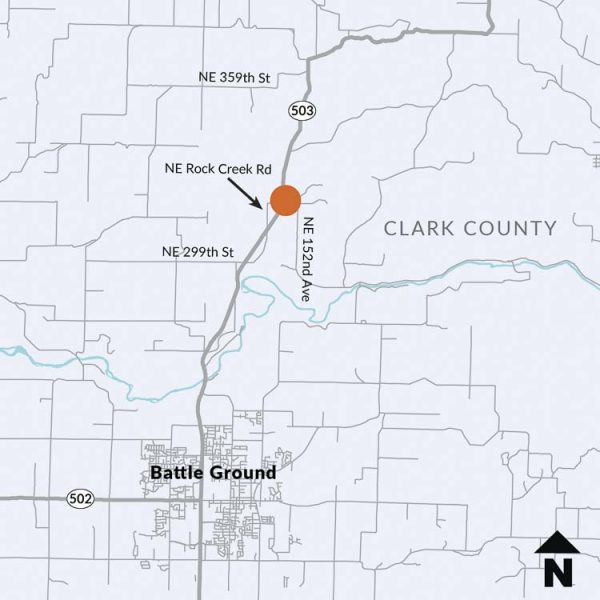 Expect delays through the SR 503 and Rock Creek Road intersection ...