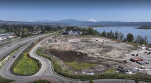 Construction crane another milestone in Hyas Point development project ...
